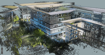 Sample 3D point cloud data from EasyScan M10/M10+