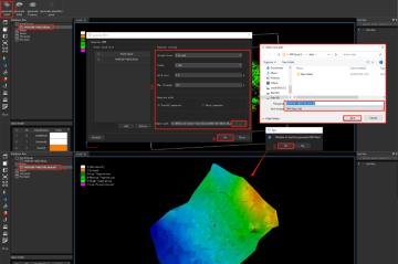 Digital Surface Model output from EPiCloud Center software