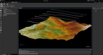 Sample 3D point cloud data from EasyScan W30