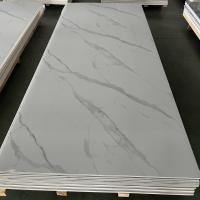 Quality Hot Stamp PVC Faux Marble Sheet for Wall Decoration 1220x2440mm 1220x2800mm from Chinese for sale
