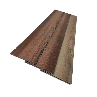China 6.5mm Goma manchada SPC Hybrid Floating Flooring B1 resistente ao fogo e à água garantida à venda