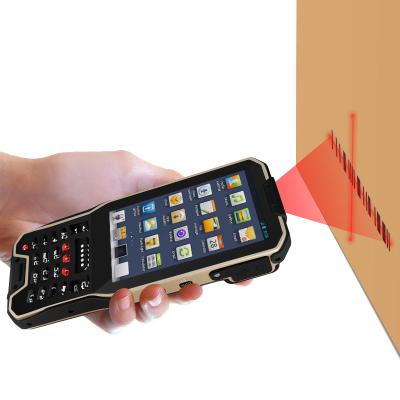 Cina Collettori di dati portatili industriali irregolari dello schermo dei lettori di codici a barre capacitivi a 4,0 pollici di Android in vendita
