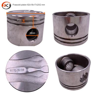Cina Frascold Refrigeration Compressor Spare Parts Aluminium piston 62x18x17x2x2 mm in vendita