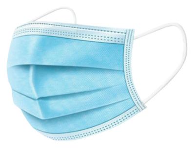 Cina Earloop elastico certificati a prova d'umidità chirurgici di FDA del CE della maschera di protezione di 3 pieghe in vendita