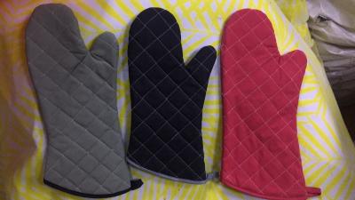 Cina Isolamento termico materiale su misura del forno a microonde del cotone adulto dei guanti in vendita