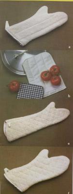 Cina Fermata del vapore di Oven Towel Gloves Milk Color di microonda della cucina di alto calore in vendita