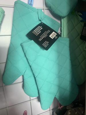 Cina La tela di vendita calda ispessisce il logo di Oven Mitt Cutom Size And in vendita