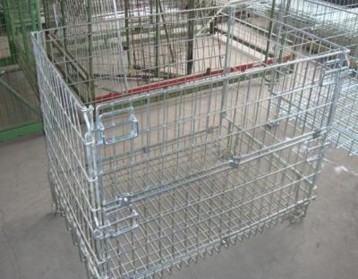 Cina Gabbia galvanizzata di stoccaggio del metallo/stoccaggio accatastabile Gitterbox SC-PEN-002 in vendita