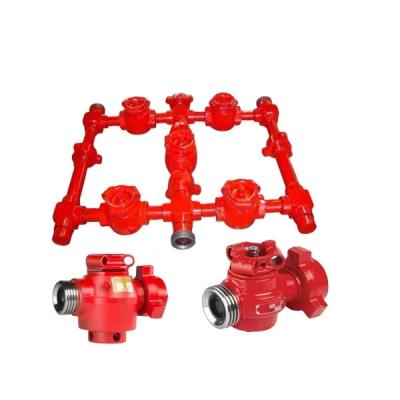 China API Mud Pump Parts Suction-Verzamelleiding en pomp van de Lossings de Diverse F500-F1600 modder Te koop