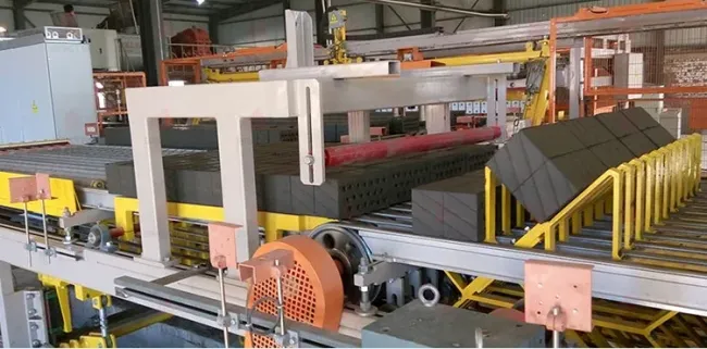 Brick blanks handling system