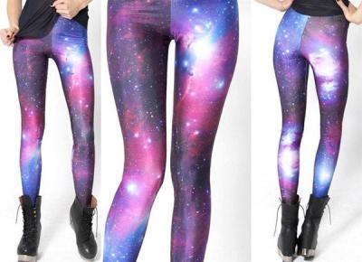 China polainas modeladas cósmicas del estiramiento de la galaxia de las mujeres al por mayor, muchos modelos en venta
