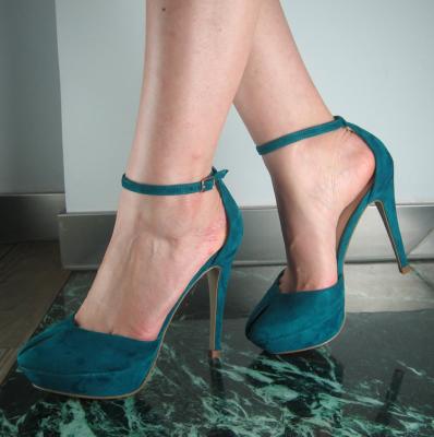 China zapatos de tiras modificados para requisitos particulares del tobillo de los talones de la sandalia de los vestidos de cóctel del estilete para igualar desgaste en venta