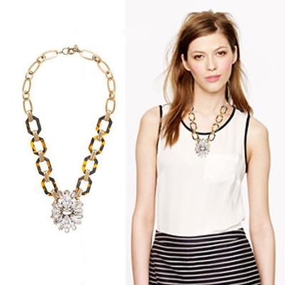 China Collar antiguo de acrílico y de cristal del estilo, fábrica modificada para requisitos particulares de los complementos de la ropa en venta
