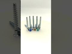 Furniture Connecting Screws Hex Socket Countersunk Self-Tapping Zinc Coated DIY & OEM Different Colors