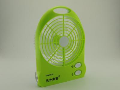 Cina Capacità elevata un fan ricaricabile portatile da 1 watt con la luce potente del LED in vendita