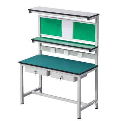 China Anti-Static Workbench 120x60x160cm Green ESD Work Table for sale
