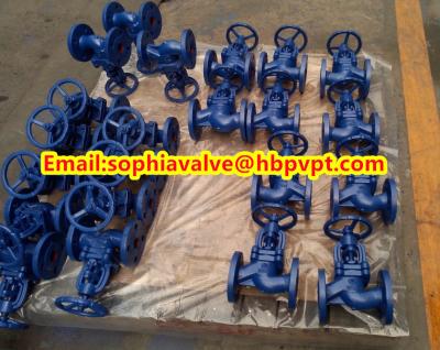 Quality cast iron DIN globe valve PN16 GG25 for sale
