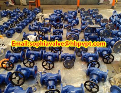 Quality cast iron DIN globe valve PN16 GG25 for sale