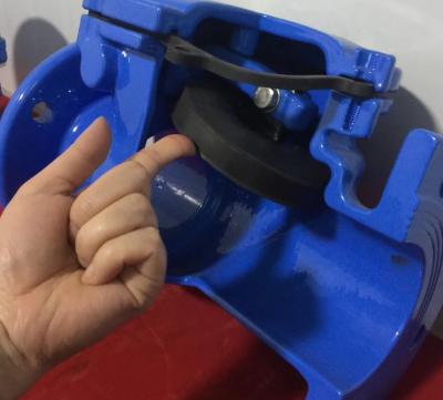 China Cast iron check valve face to face DIN3202 for sale