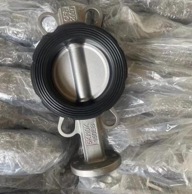Quality 2.5 inch CF8 150lb wafer butterfly valve for sale
