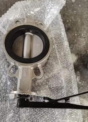 Quality 2.5 inch CF8 150lb wafer butterfly valve for sale
