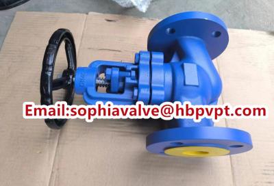 Quality DIN3356 cast iron flanged bellows globe valve factory for sale