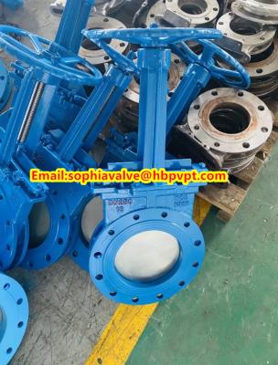 Quality JIS 10K cast steel knife gate valve factory from Xingtai for sale
