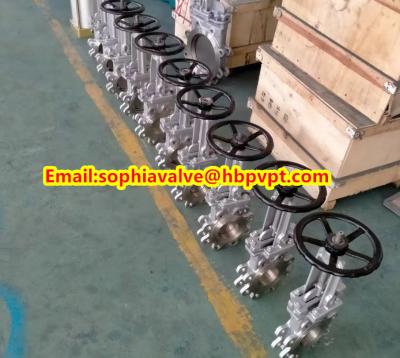 Quality JIS 10K cast steel knife gate valve factory from Xingtai for sale