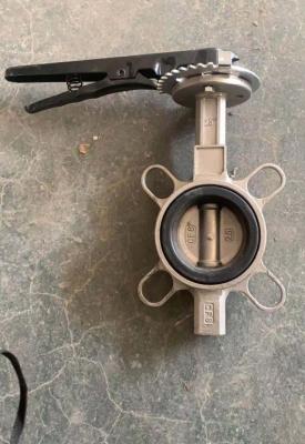 Quality DN100 CF8M 150LB ANSI stainless steel butterfly valve for sale