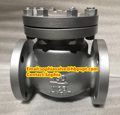 Quality A216B 150# ANSI metal seal swing check valve for sale