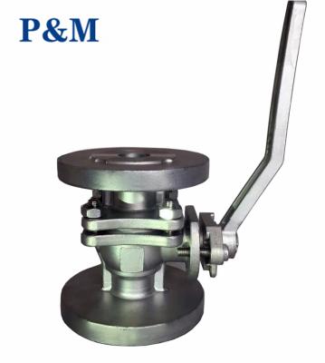 Quality 4'' 150LB CF8M 2-PC ball valve made in China for sale