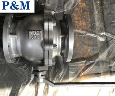 Quality JIS10K 150A cast iron 2-pc ball valve origin China for sale