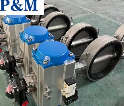 Quality CF8/CF8M stainless steel wafer butterfly valve for sale