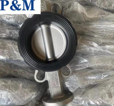 Quality CF8/CF8M stainless steel wafer butterfly valve for sale