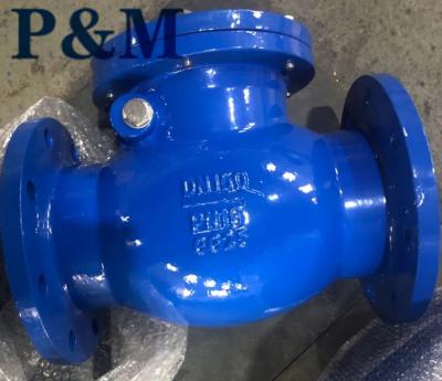 Quality cast iron metal seal GG25 flanged check valve for sale
