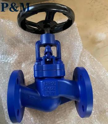 Quality DN50 PN16 GG25 flanged globe valve handwheel operation for sale