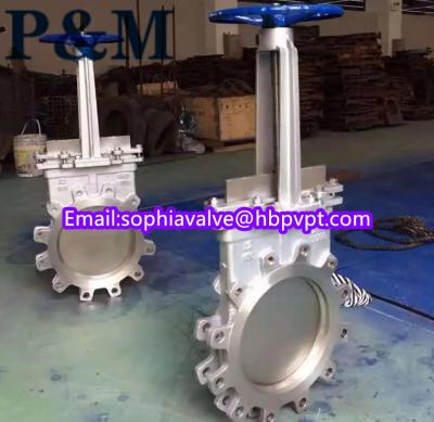 Quality stainless steel CF8 metal seal knife gate valve for sale