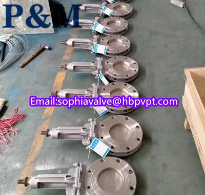 Quality stainless steel CF8 metal seal knife gate valve for sale