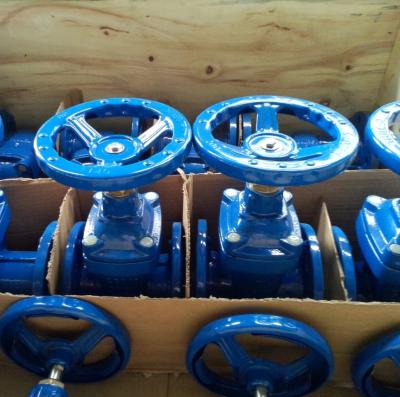 Quality DIN non-rising stem F5 cast iron gate valve for sale