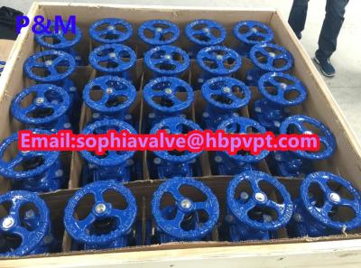 Quality DIN3352 resilient seal cast iron gate valve for sale