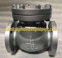 Quality ANSI metal seal cast steel swing check valve for sale