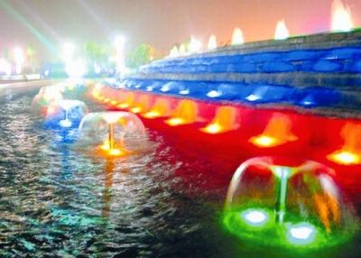 중국 SS304 버섯 댄싱 분수 콧구멍 음악 분수 프로젝트 판매용