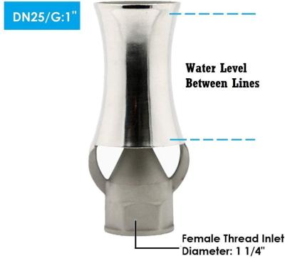 중국 분수용노즐 연못 스프링클러 헤드를 추는 DN25 SS304 판매용