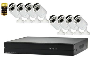 Cina Muri il sistema di sicurezza della macchina fotografica del IP del corredo 1080p 2MP 8 di Manica NVR del supporto 8 in vendita