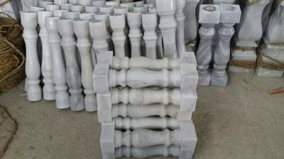 Chine Balustrades de marbre blanches de marbre de balustre de marbre de la Chine Carrare de balustrade de Guangxi de balustrades à vendre