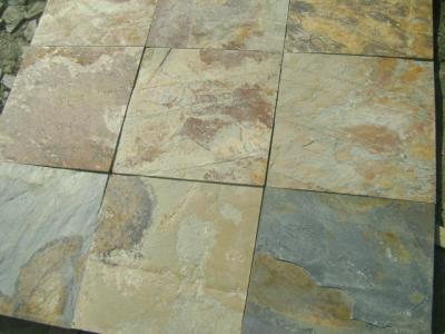 China China Multicolor Slate Walkway Pavers Rusty Slate Wall Tiles Rust Slate Patio Stones for sale