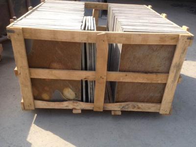 China Piedra de pavimentación multicolora de la pizarra de las baldosas de la pizarra de la fractura de la superficie de la calzada oxidada china natural de la pizarra en venta