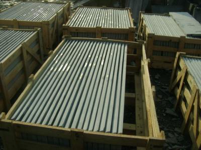 China La pizarra negra camina las escaleras con a medias alrededor o 1/4 Bullnose redondo en venta