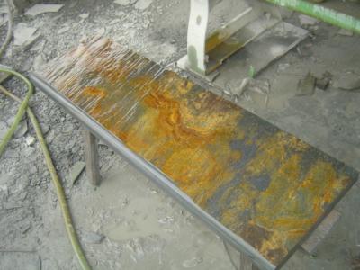 China Rusty Slate Steps Slate Staircase Slate Stone Stairs Multicolor Slate Risers Slate Stairs for sale