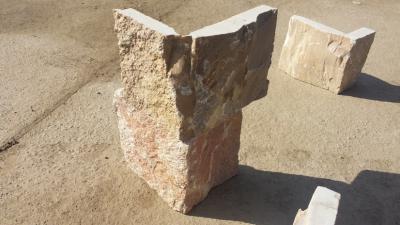 China Yellow Quartzite Field Stone Natural Quartzite Stone Cladding Quartzite Corner Stone for sale